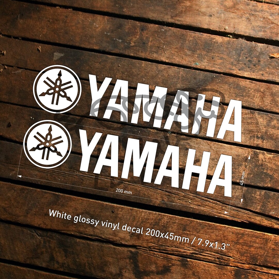 Yamaha 200mm/8" Sticker Die Cut Vinyl Decals Aufkleber Pegatinas ...