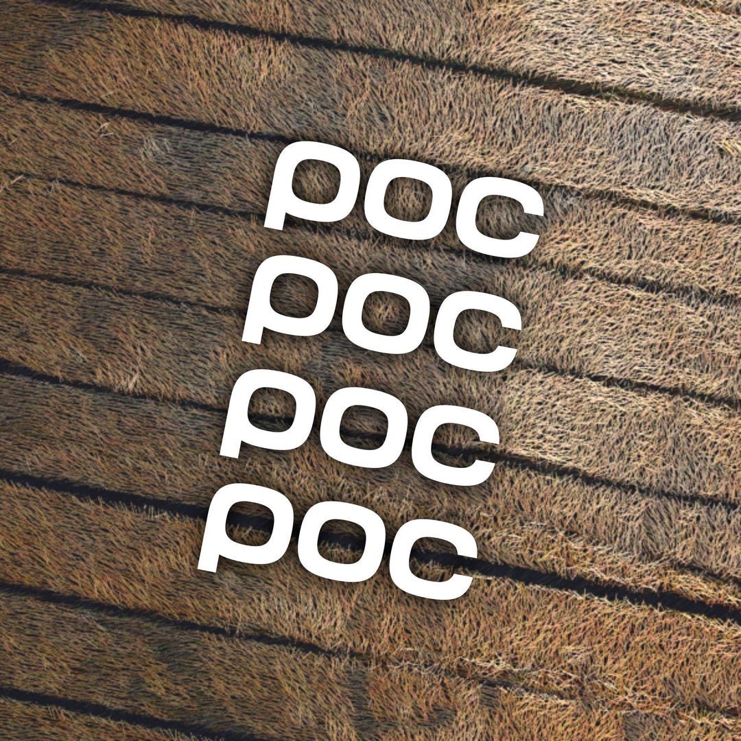 POC Ski Decals 60mm Die Cut Vinyl Stickers Aufkleber Pegatinas ...