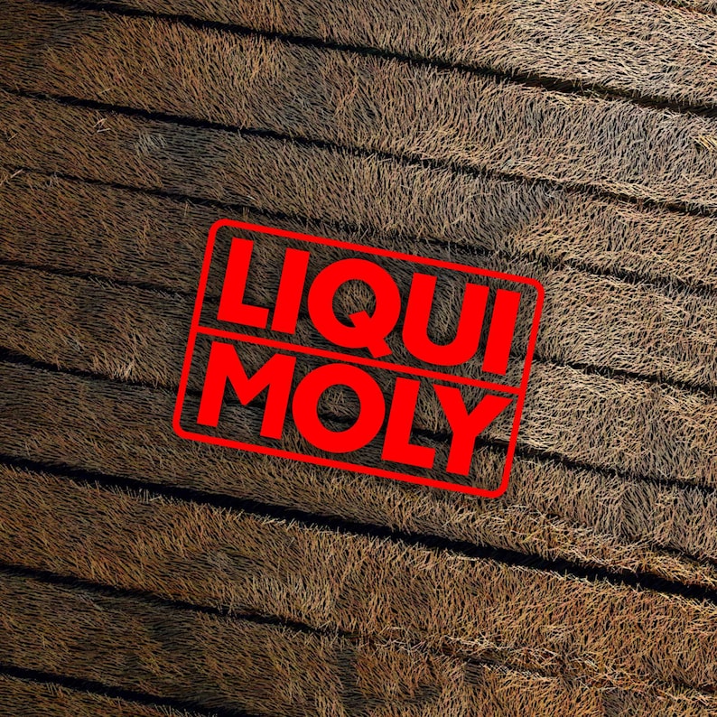 LIQUI MOLY Vinyl Sticker – Car or Motorcycle Oil Brand Decal ...