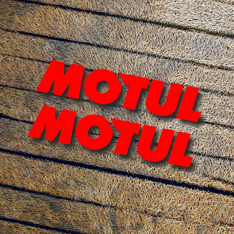 MOTUL Logo Stickers – Die Cut Vinyl Decal for Motorcycle, Helmet, Car ...