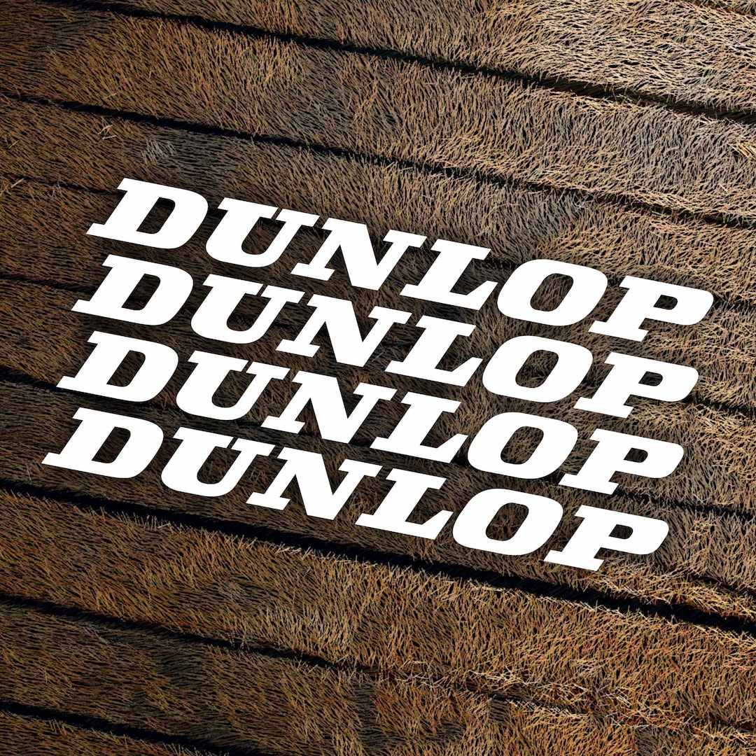 Dunlop 200mm Decals Die Cut Vinyl Aufkleber Pegatinas Autocollants ...