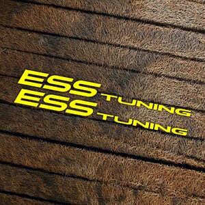 ESS Tuning Stickers Die Cut Vinyl Aufkleber Pegatinas Autocollants ...