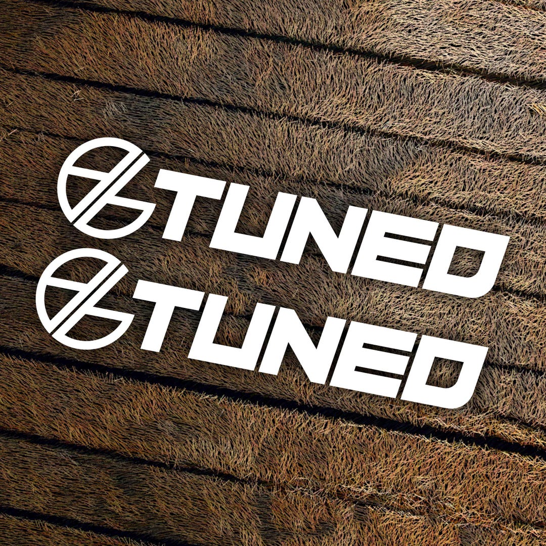 86 Tuned Decals Die Cut Vinyl Stickers Aufkleber Pegatinas Autocollants ...