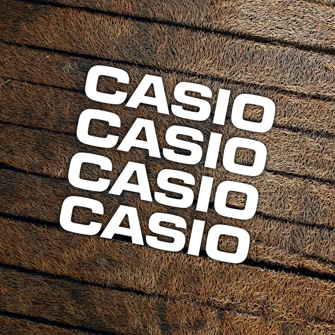 Casio Stickers Die Cut Vinyl Aufkleber Pegatinas Autocollants Adesivi ...