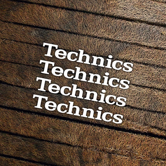 Technics Stickers Die Cut Vinyl Aufkleber Pegatinas | Etsy