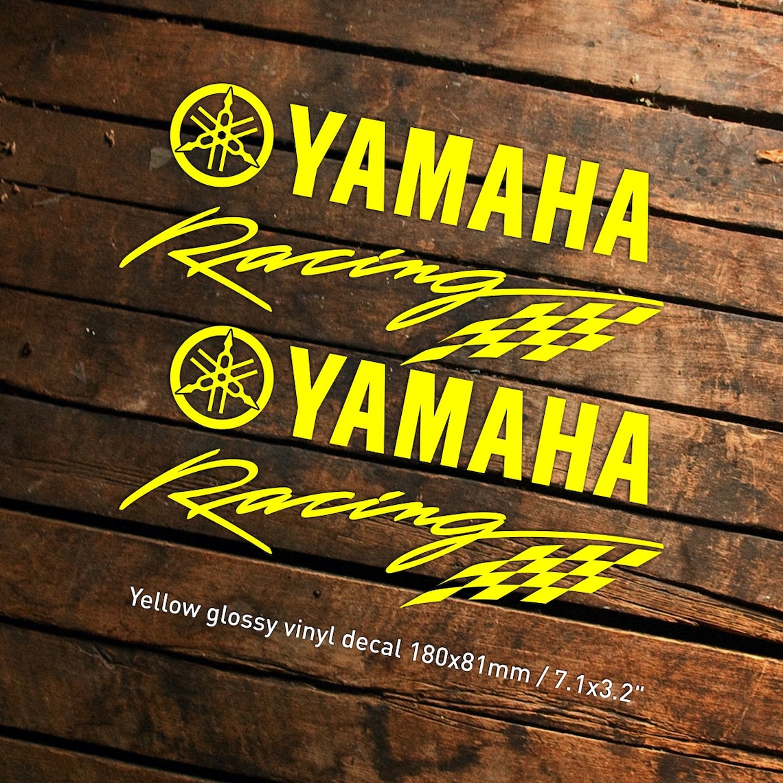Yamaha Racing Flag Stickers Decal for Motor Car Window | Etsy