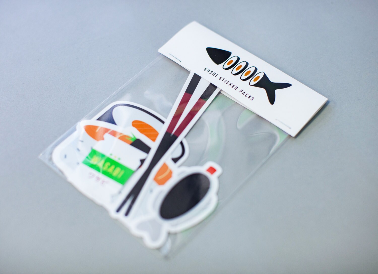 Sushi Vinyl Sticker Packs - Etsy