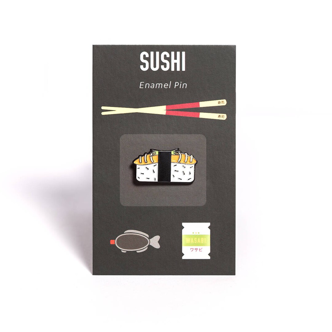 Sushi Soft Enamel Pin - Etsy
