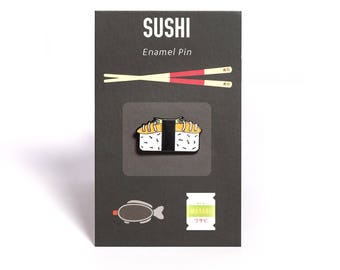 Sushi Omakase Enamel Pin Set - Etsy Singapore