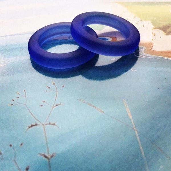 Cobalt Wedding Ring - Etsy