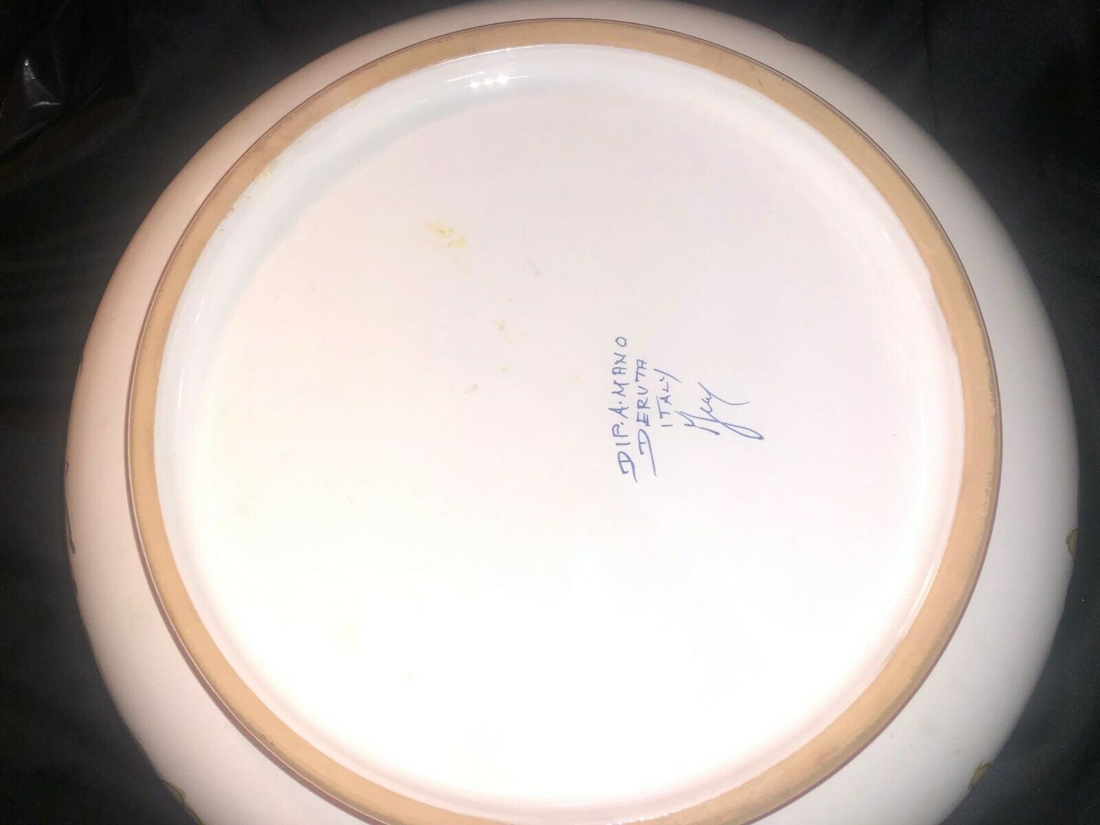 Hand Painted Deruta Dip A. Mano Franco Signed Italian Pottery Vintage ...