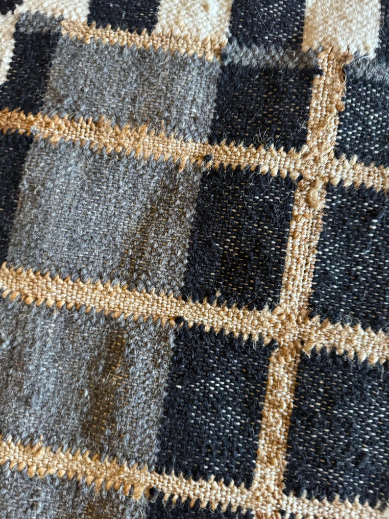 Mackenzie Childs Hand Woven Tartan Jute 2′ X 3′ Rug - Etsy
