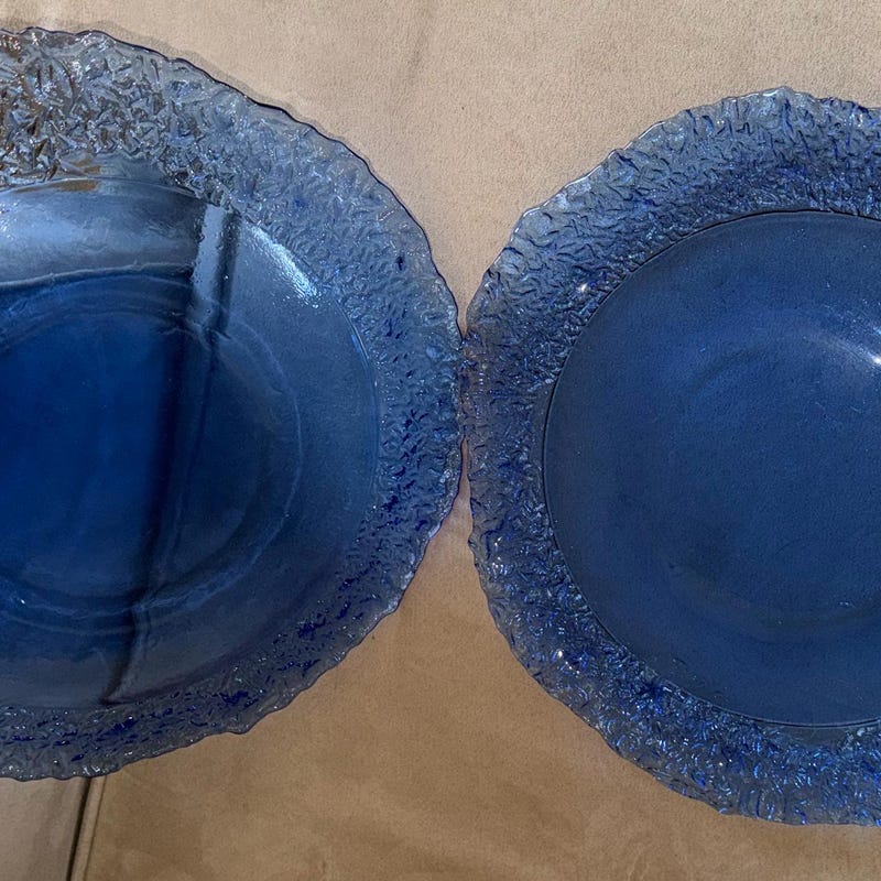 Recycled Glass Plate - Etsy