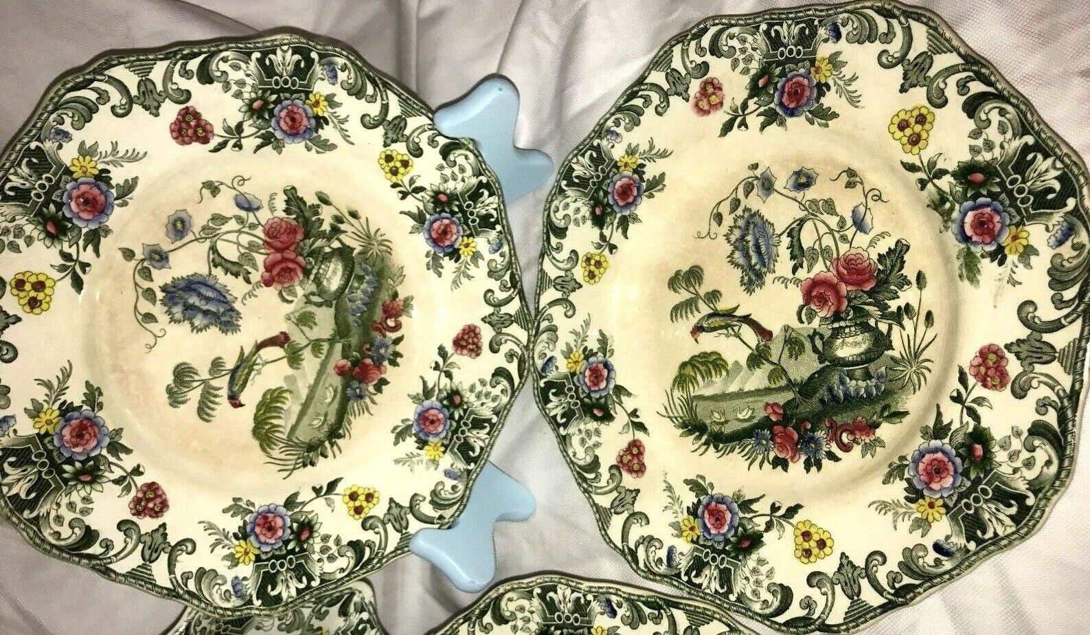 Spode's New Fayence 1805 - 1833 Georgian Period Hand Painted Luncheon ...