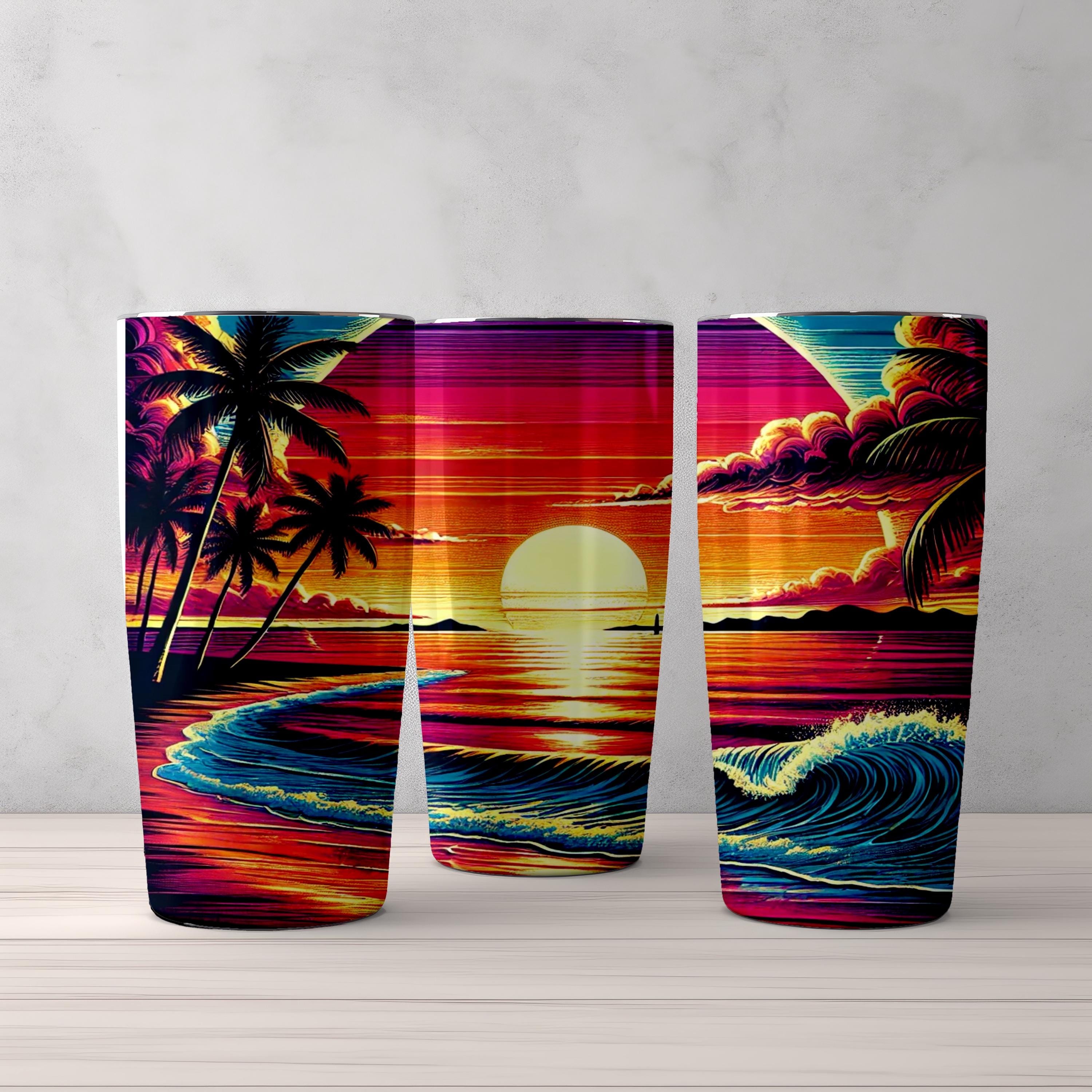 Beach at Sunset Digital File - Etsy