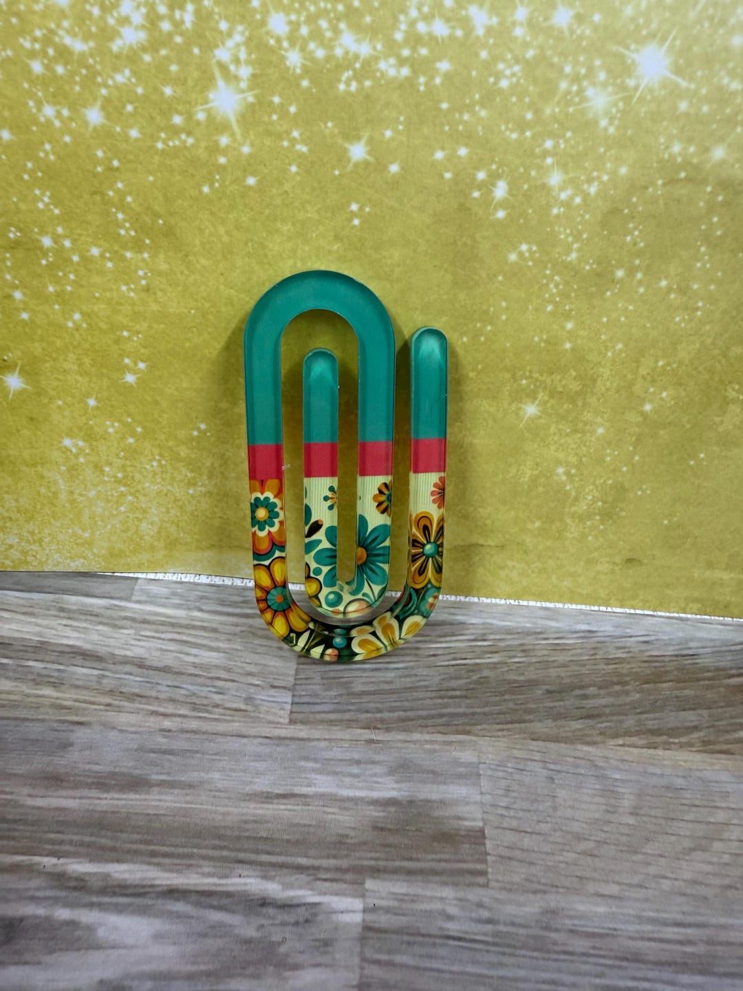 Acrylic Paperclip Bookmark - Etsy