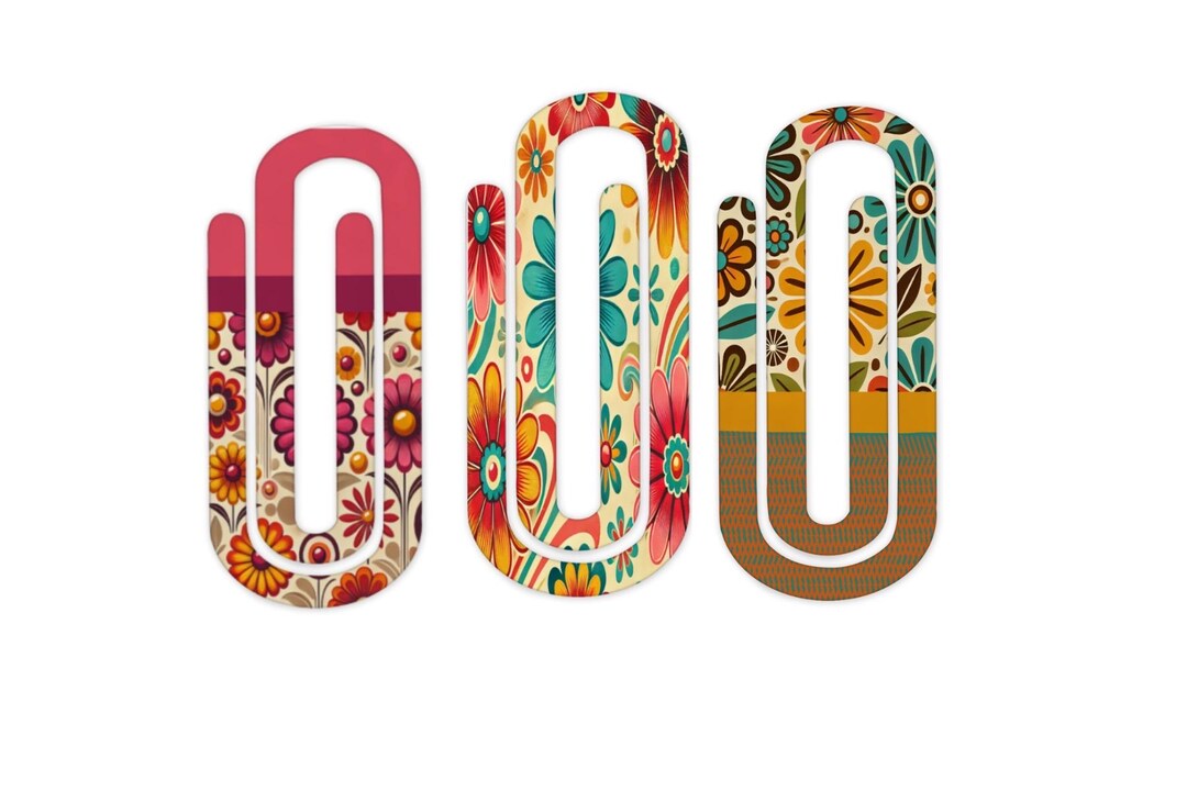 Retro Paper Clip Designs DIGITAL FILE - Etsy