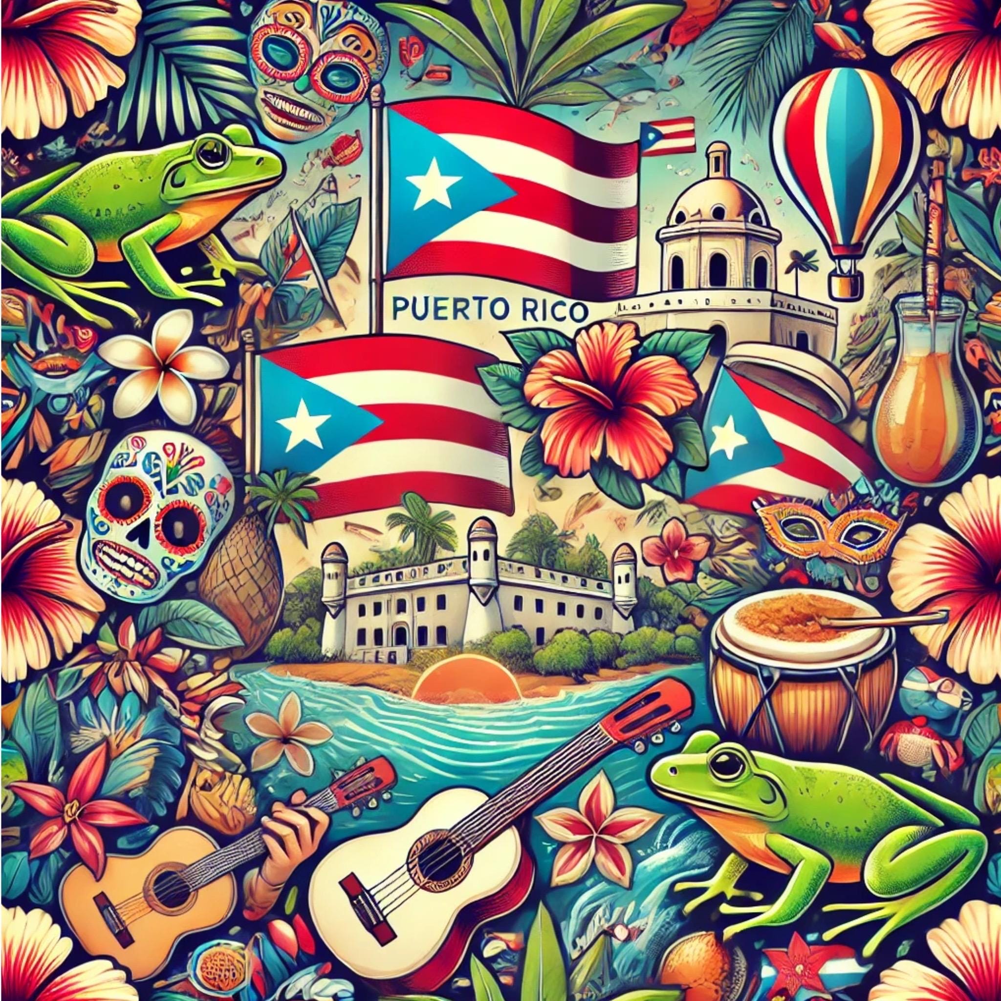 Pattern of Puerto Rico - Etsy