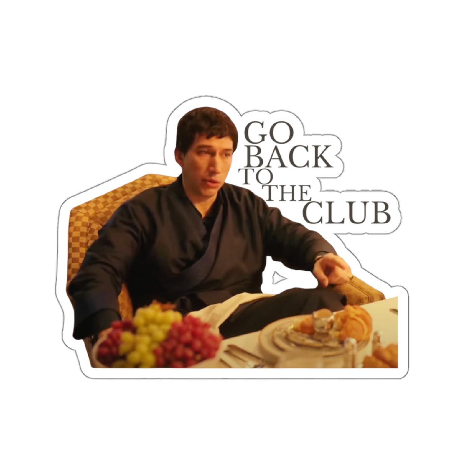 Cesar Catilina, Megalopolis, "go Back to the Club" Sticker - Etsy