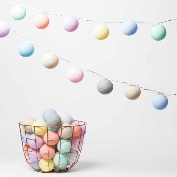 Cotton Ball Light - Etsy