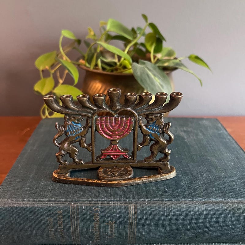 Brass Menorah - Etsy