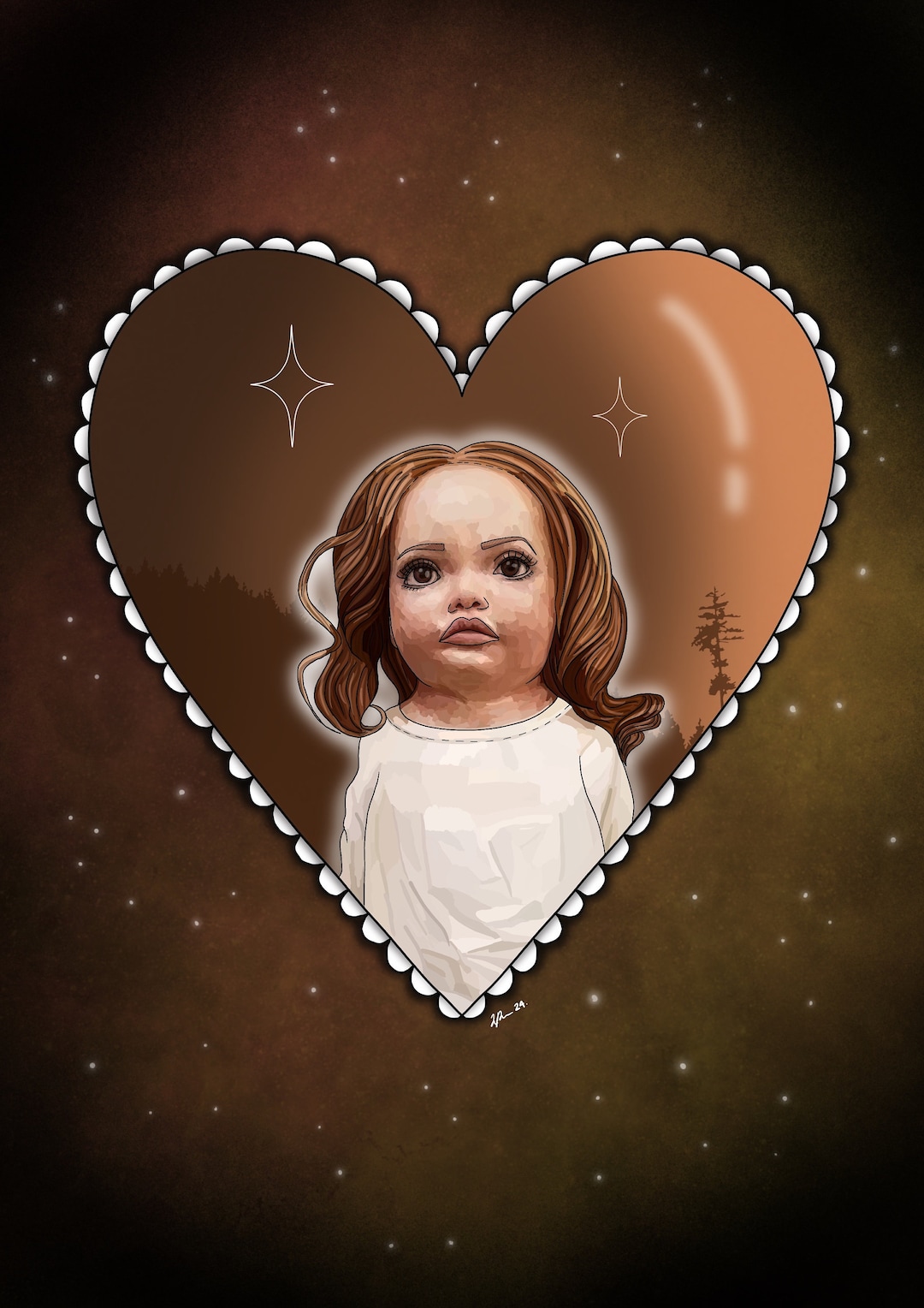 Renesmee / Chuckesmee Portrait Print / Twilight - Etsy