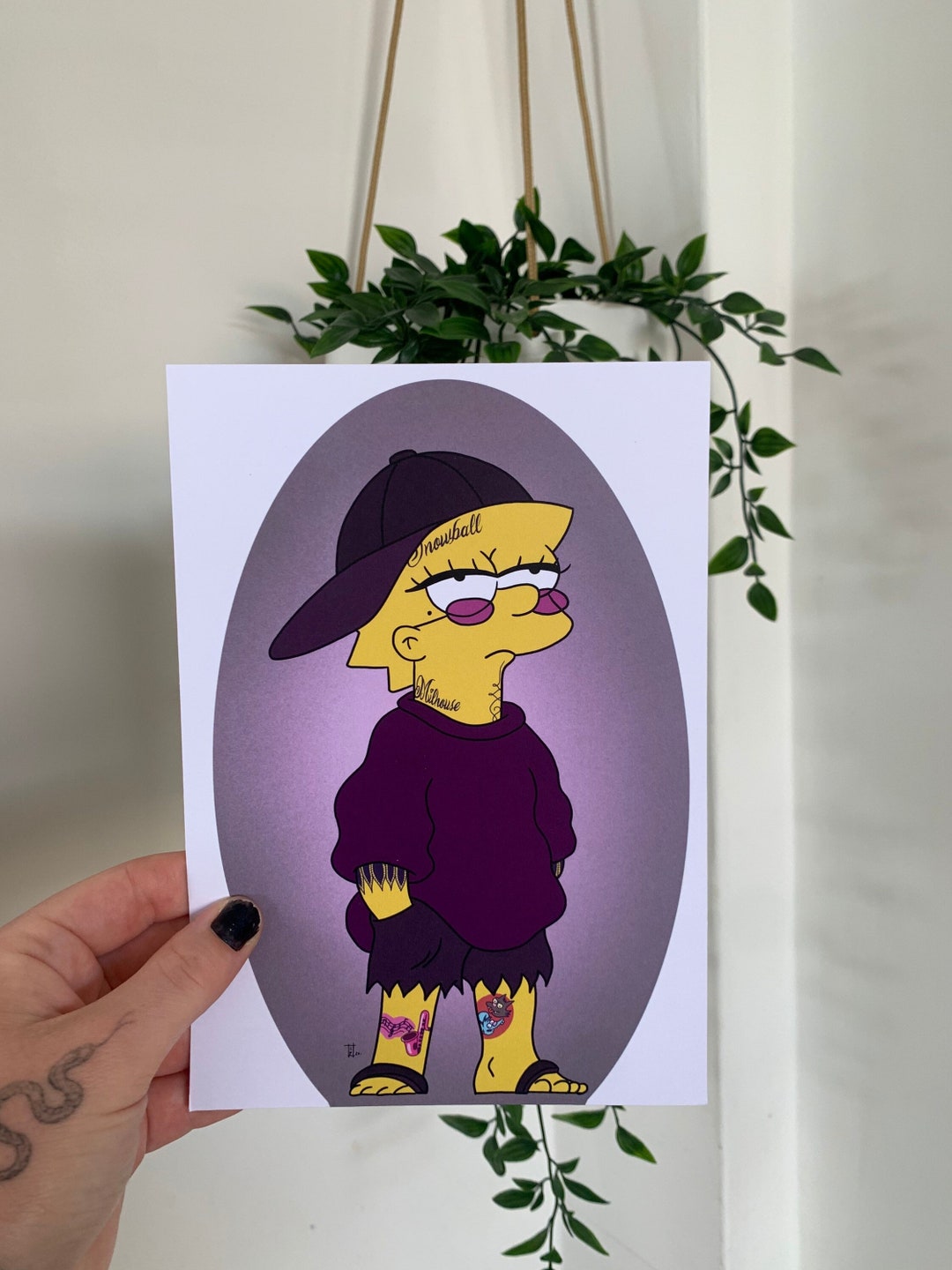 Alternative Lisa Simpson Print / the Simpson’s - Etsy