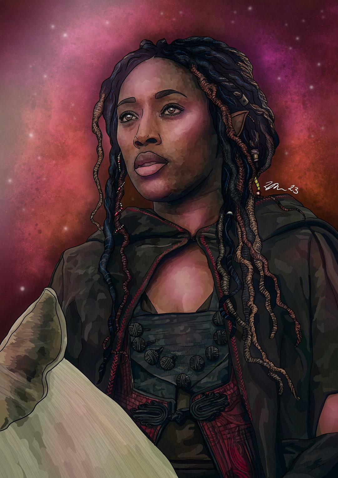 The Lark / Éile Print / Witcher Blood Origin - Etsy