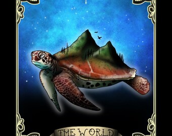 Turtle Tarot Deck - Etsy