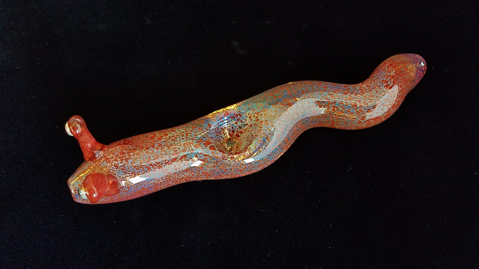 Glass Slug Pipe red Version Color Changing Unique Glass - Etsy