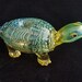 Color Changing Glass Turtle Pipe Sculpted Glass Art Bowl - Etsy