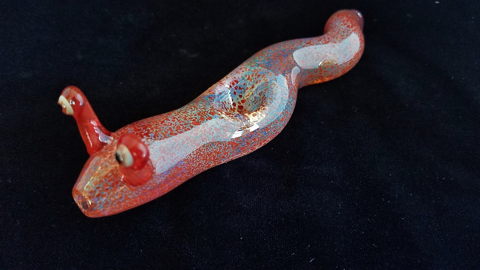 Glass Slug Pipe red Version Color Changing Unique Glass - Etsy