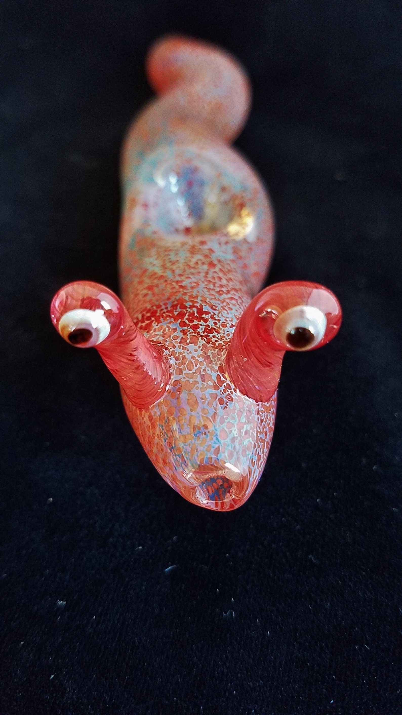 Glass Slug Pipe red Version Color Changing Unique Glass - Etsy