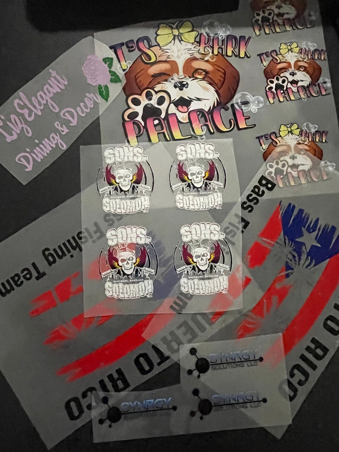 CUSTOM DTF TRANSFERS, Full Color Heat Transfer. Gang Sheets, Direct to ...