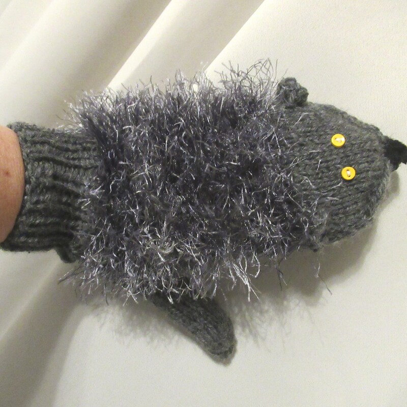 Hedgehog Mittens - Etsy