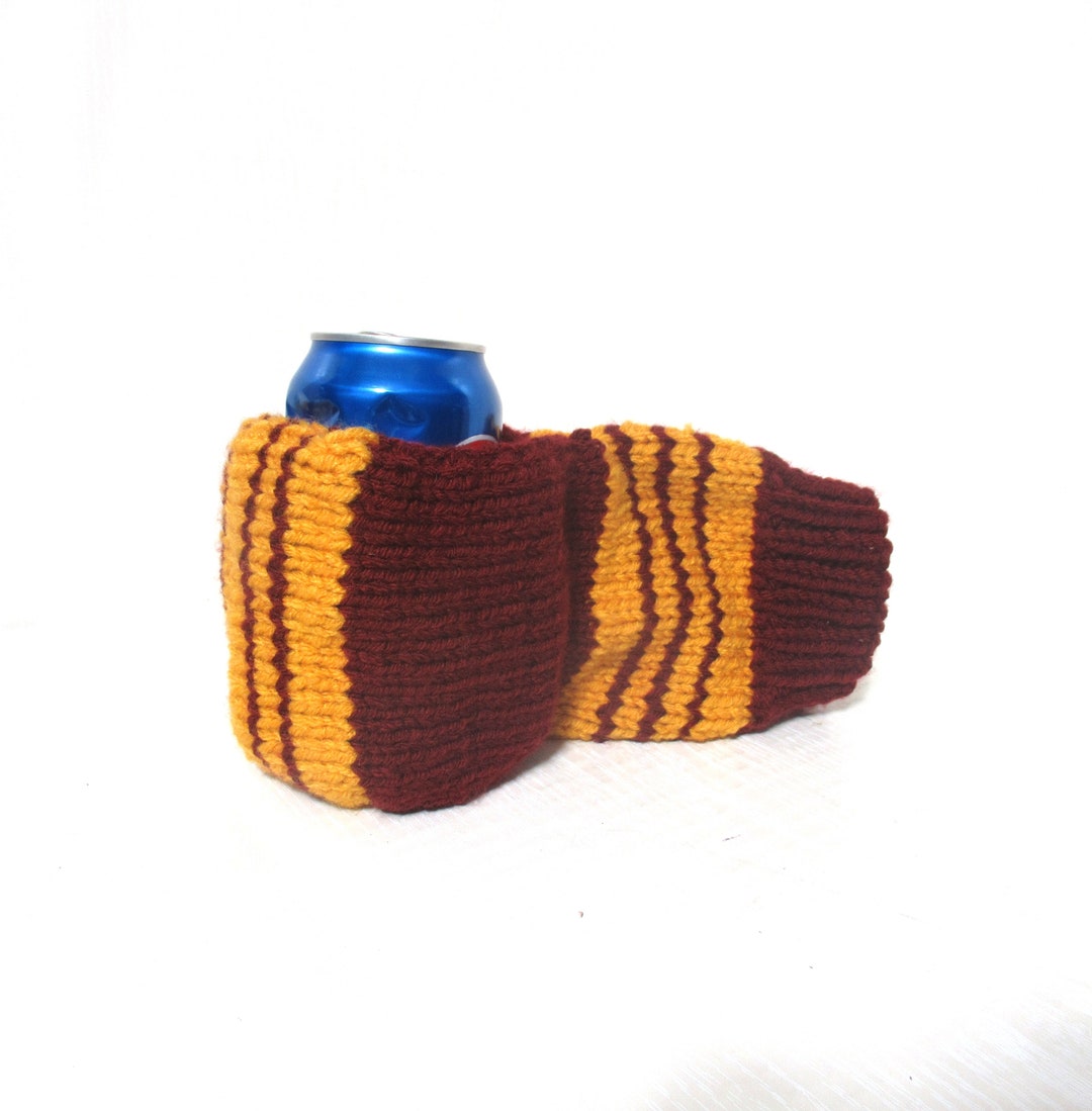 Hand Knit Washington Commanders Beer Cozy Mitten - Etsy