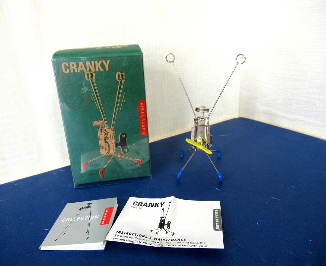 Kikkerland Cranky Windup Mechanical Toy Chico Bicalho - Etsy