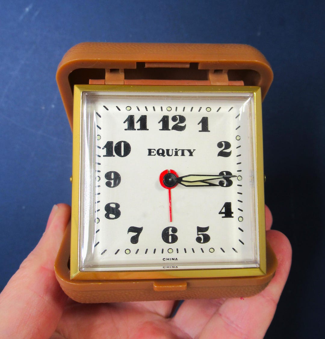 Equity Travel Alarm Wind up Mechanical Clock Vintage Plastic Case - Etsy