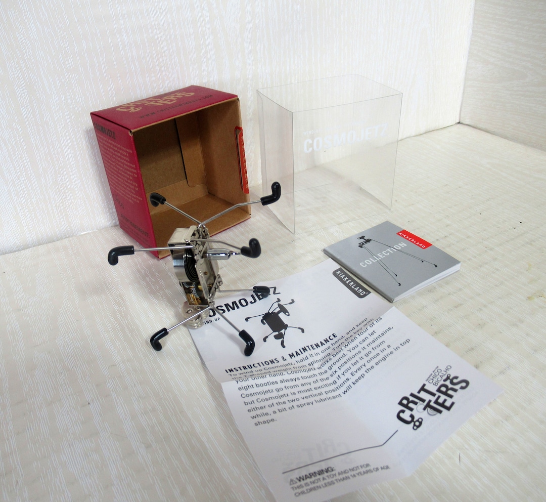 Kikkerland Cosmojetz Windup Mechanical Toy Chico Bicalho - Etsy