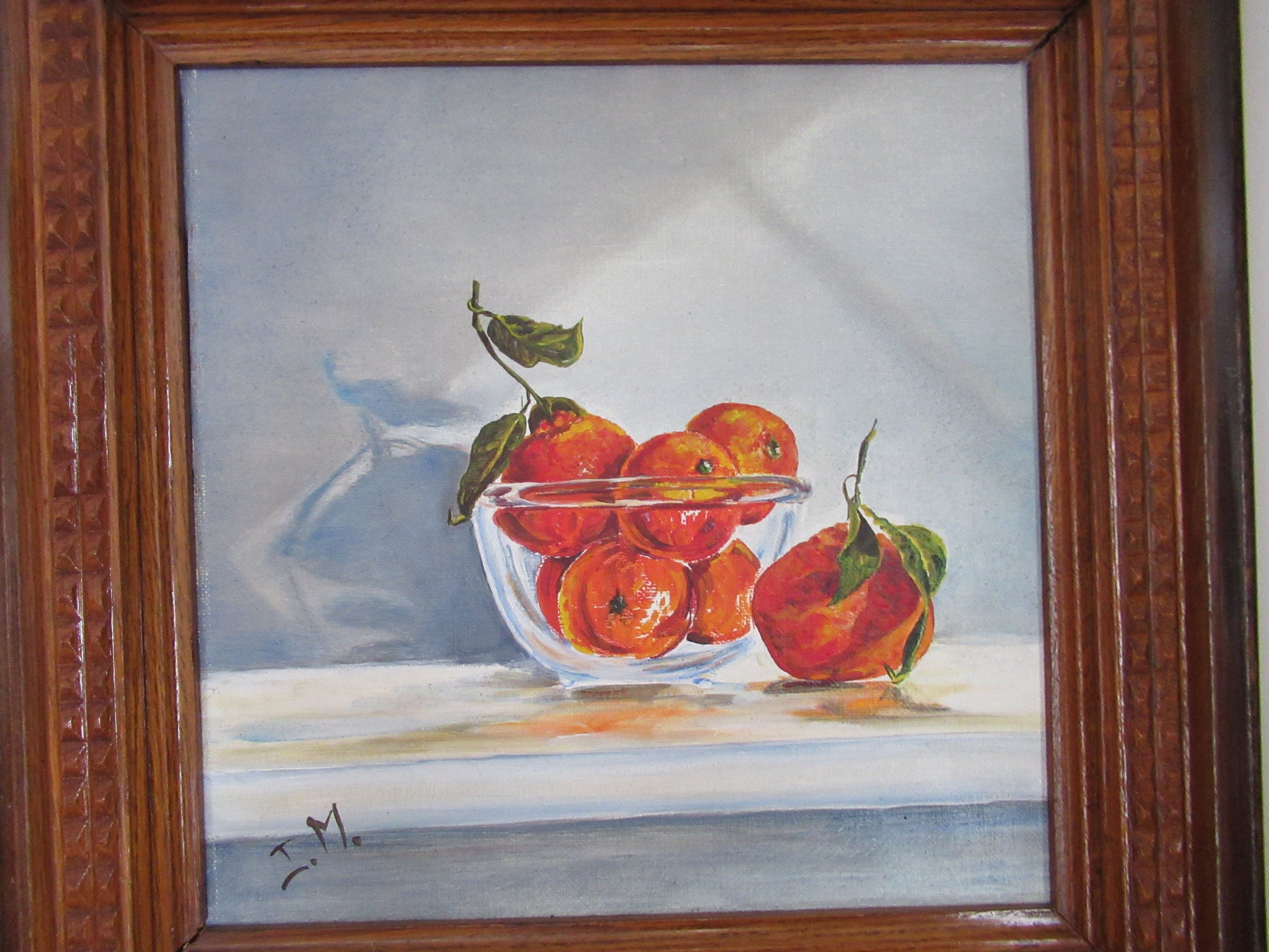 Hand Painted Original Art Oil on Canvas Framed | Etsy