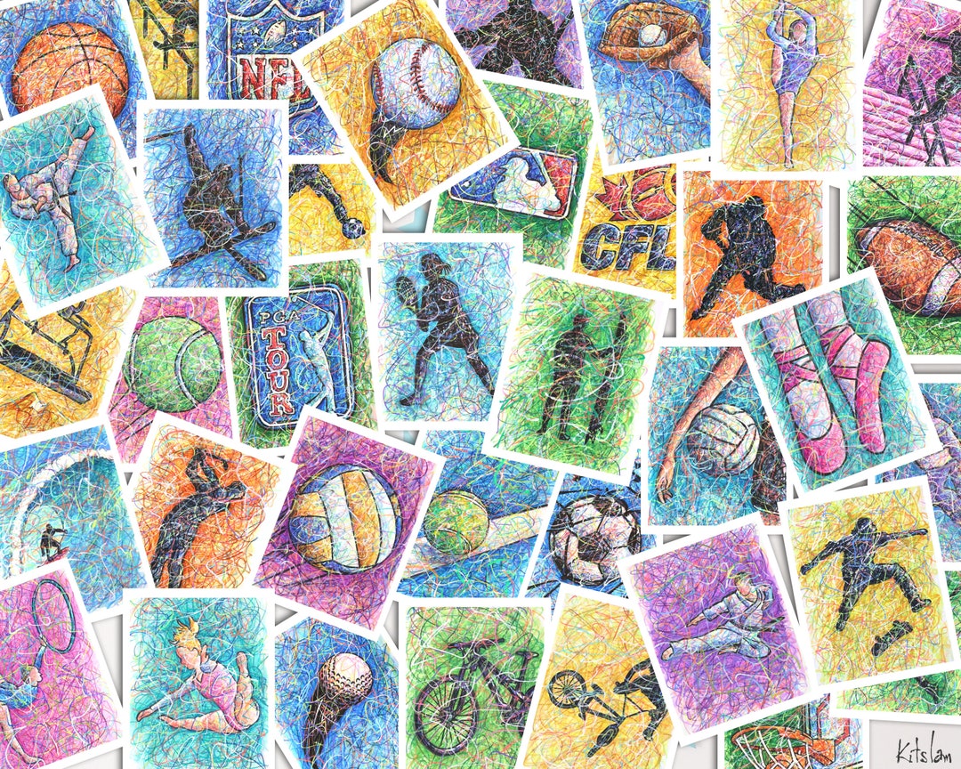 Sports Stickers, Choose From 100 Sport Stickers, Basketball Stickers ...