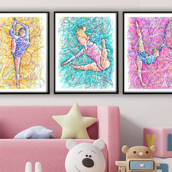 Gymnastics Poster - Etsy