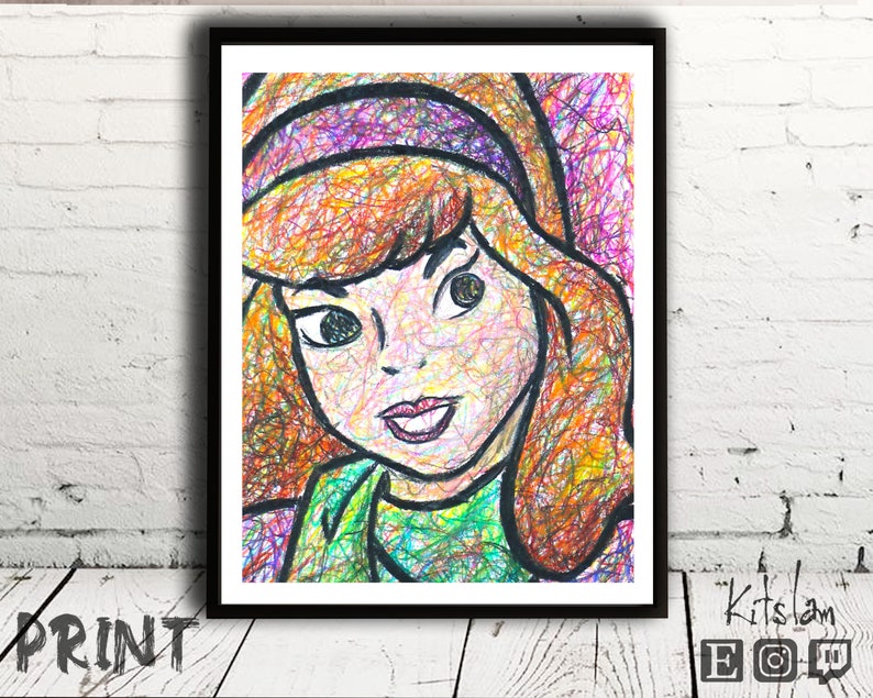 SCOOBY DOO 6 PRINTS Art Collection Scooby Doo Art Print | Etsy