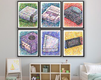 Nintendo Game Posters | Etsy