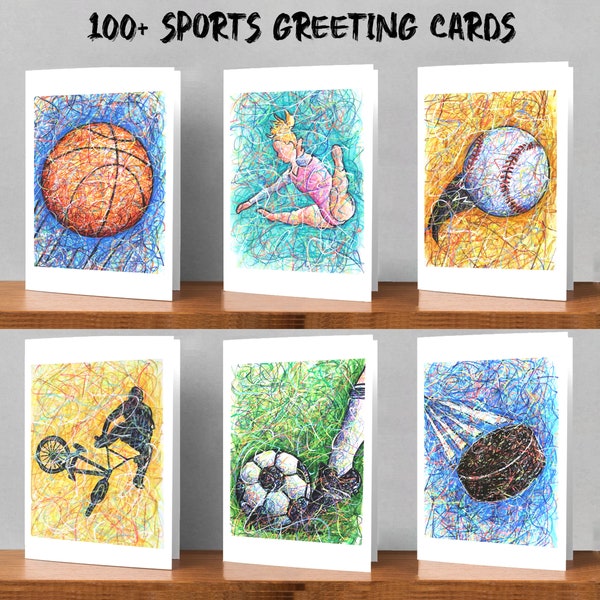 Sports Birthday Card - Etsy