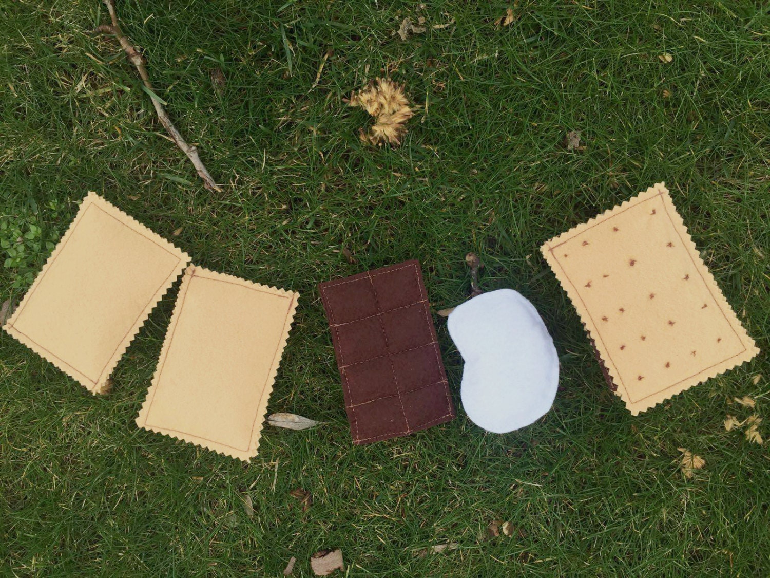 Felt smoresfelt campfirefelt toysfelt camping.kids toys | Etsy