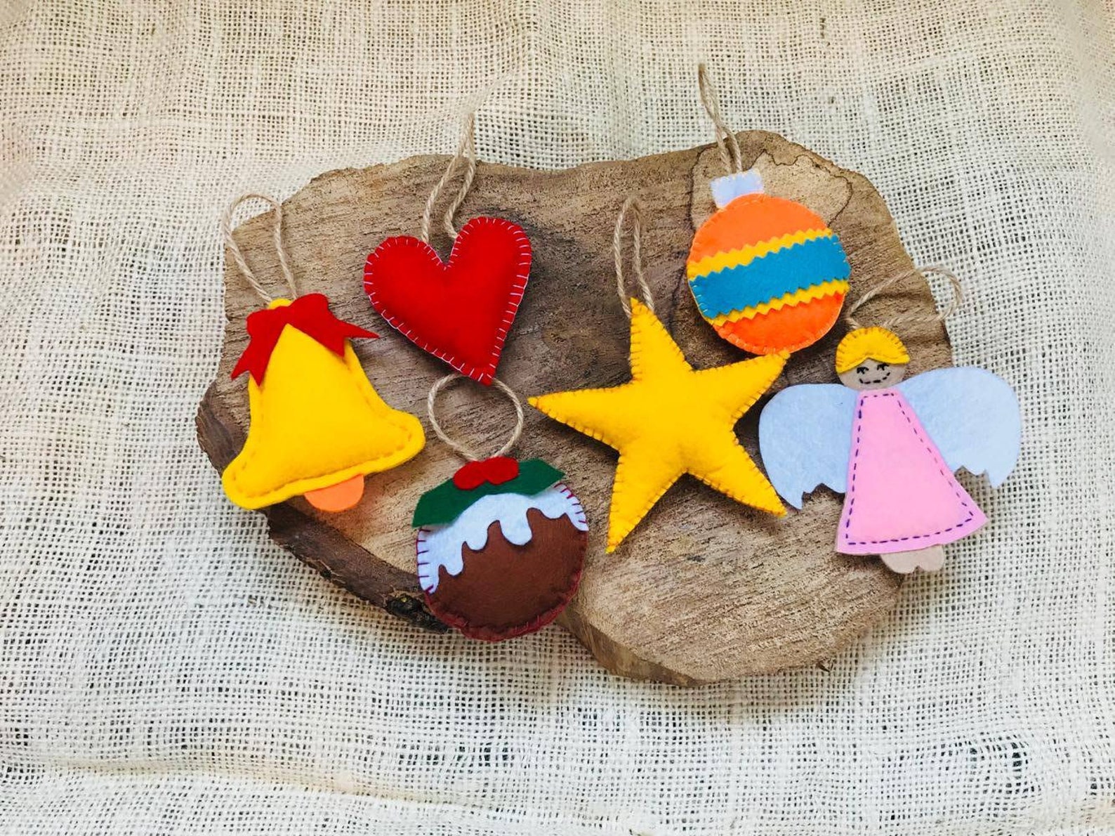 Felt Christmas Ornaments SET OF 24felt Advent Calendar - Etsy