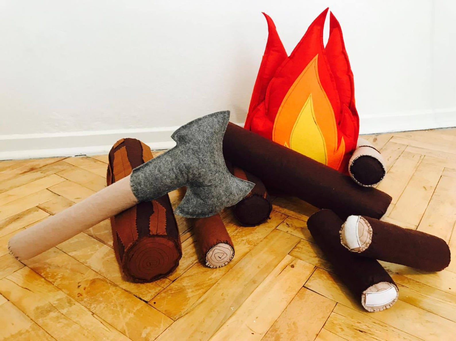 Felt Campfire Tools Felt Axe Felt Woods Felt Toys Felt - Etsy