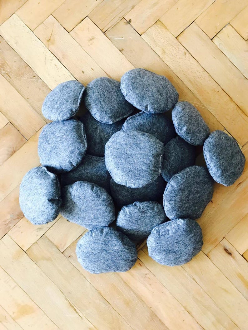 Felt EXTRA ROCKS Felt Campfire Rocks Felt Campfire Felt - Etsy