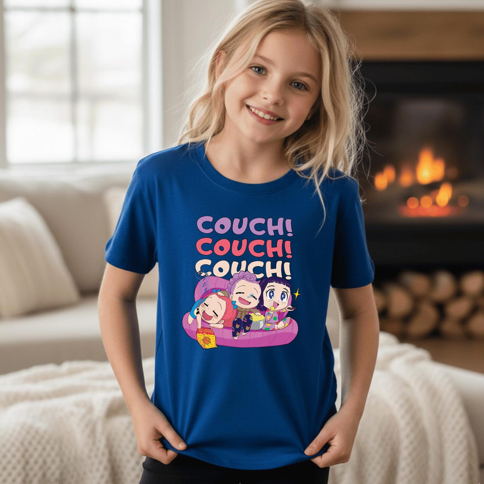 Couch Couch Anime Style Shirt: Kpop Music Custom Gift for Fans, Huntrix ...